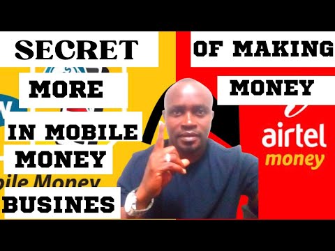SECRET OF MAKING MORE MONEY IN MOBILE MONEY BUSINESS. - YouTube