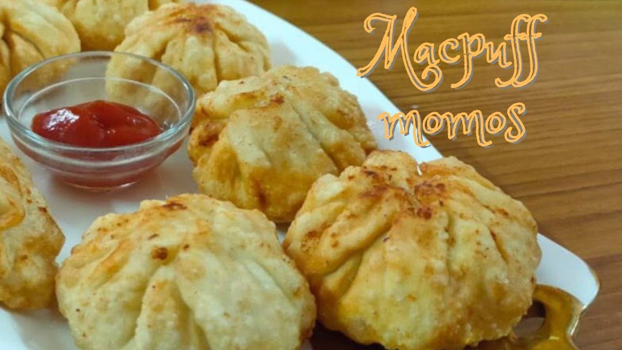 How to make fried momos at home | How to make McPuff momos | veg snack ...
