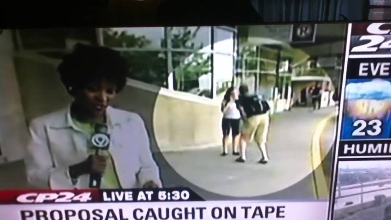 Proposal caught on tape - YouTube