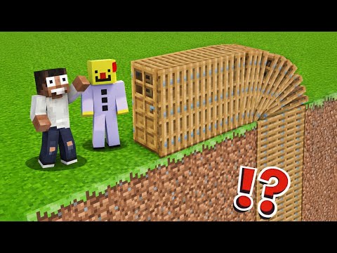 Minecraft, We found a UNDERGROUND LONGEST DOOR || Minecraft Mods || Minecraft gameplay