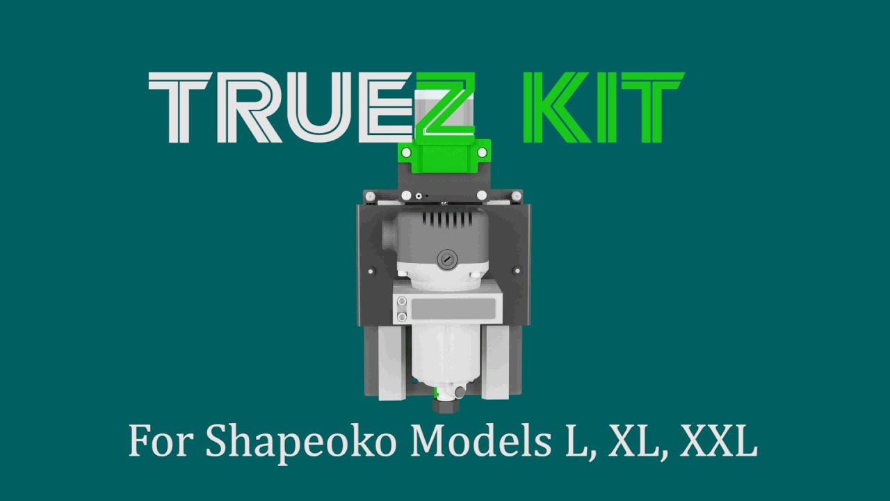 TRUEZ Z-Axis Upgrade Kit for Shapeoko XL, XXL - YouTube
