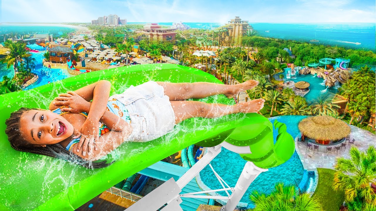 The Most INSANE WATERPARK! (World's Biggest Waterslide) - YouTube