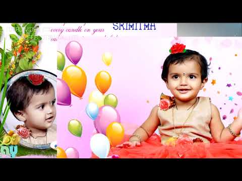 Srihitha Reddy 1st birthday - YouTube