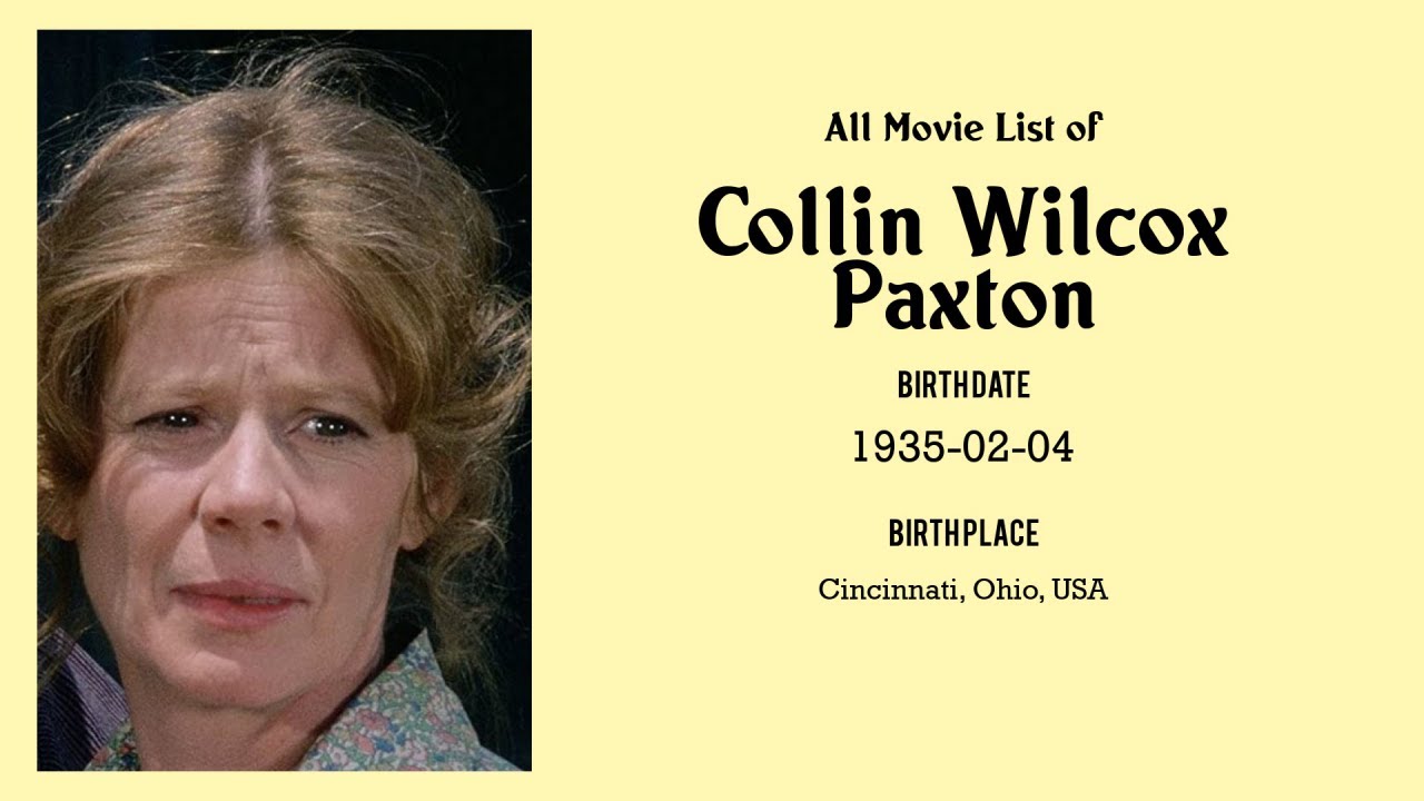 Collin Wilcox Paxton Movies list Collin Wilcox Paxton| Filmography of ...
