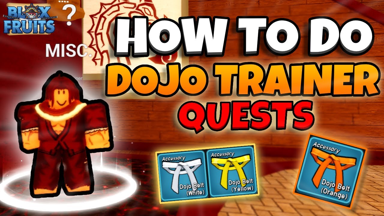 How to do DOJO MASTER QUESTS (Blox fruits Update 21) - YouTube