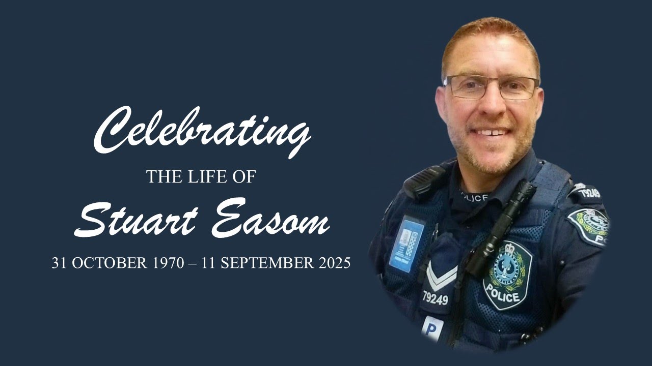 In Loving Memory of Stuart Easom 22 Sep 2025 - YouTube