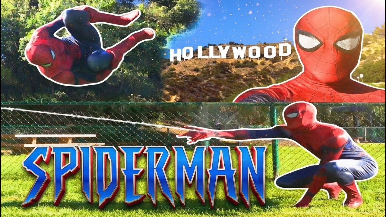 SPIDERMAN PARKOUR in Real Life | Flips & Kicks - YouTube