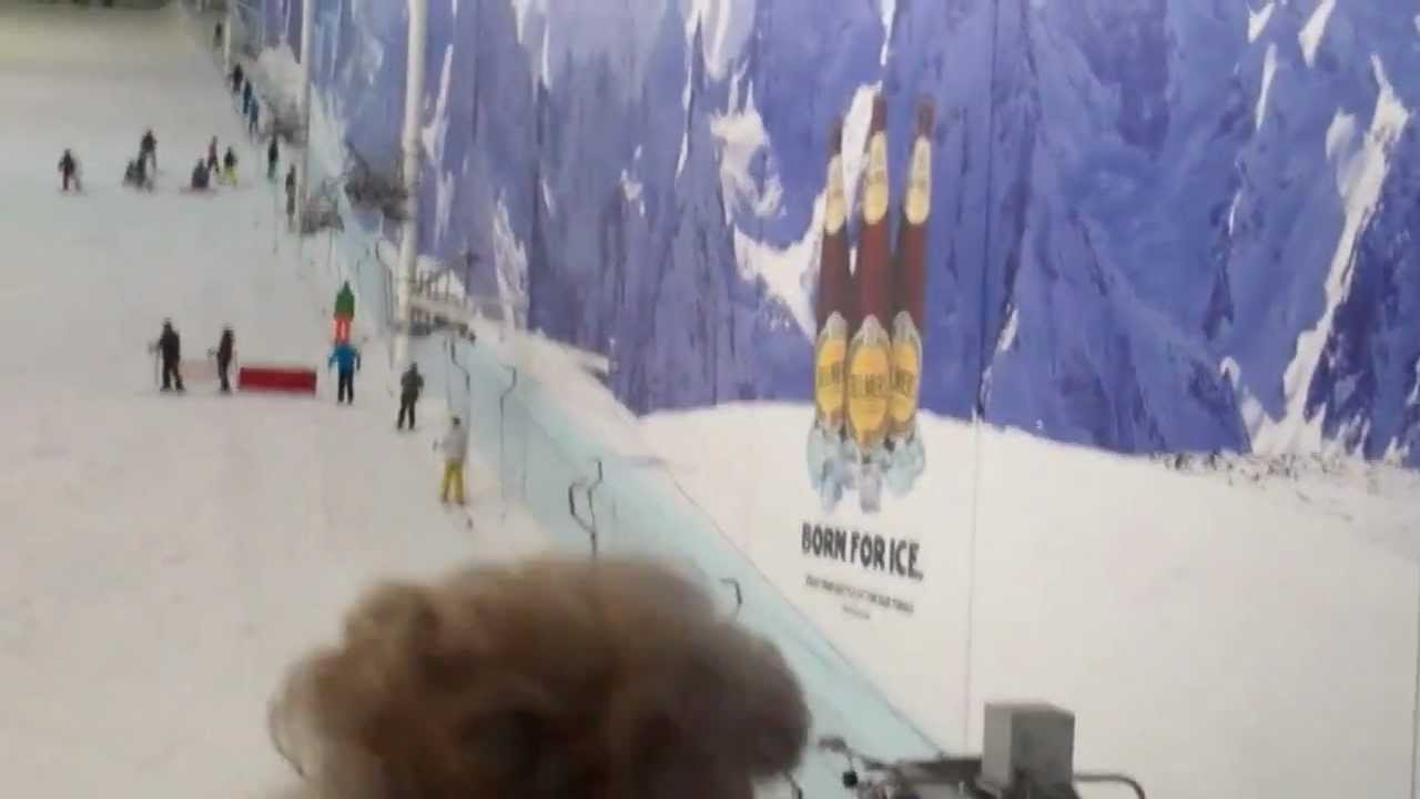 Vist to the Chill Factor indoor skiiing slope - YouTube