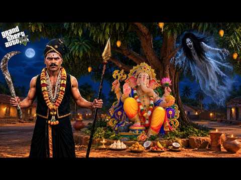 Franklin Found Karuppasamy In Tamil Village Celebrate Vinayagar Chaturthi || Tamil || GTA Dharshan