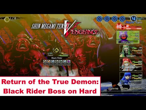 SMT V: Canon of Vengeance. Return of the True Demon: Black Rider Boss ...