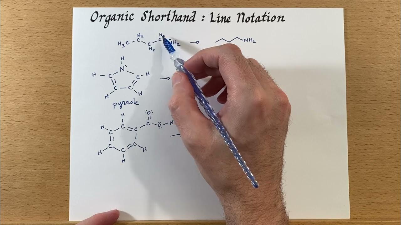 Organic Shorthand ~ Line Notation - YouTube
