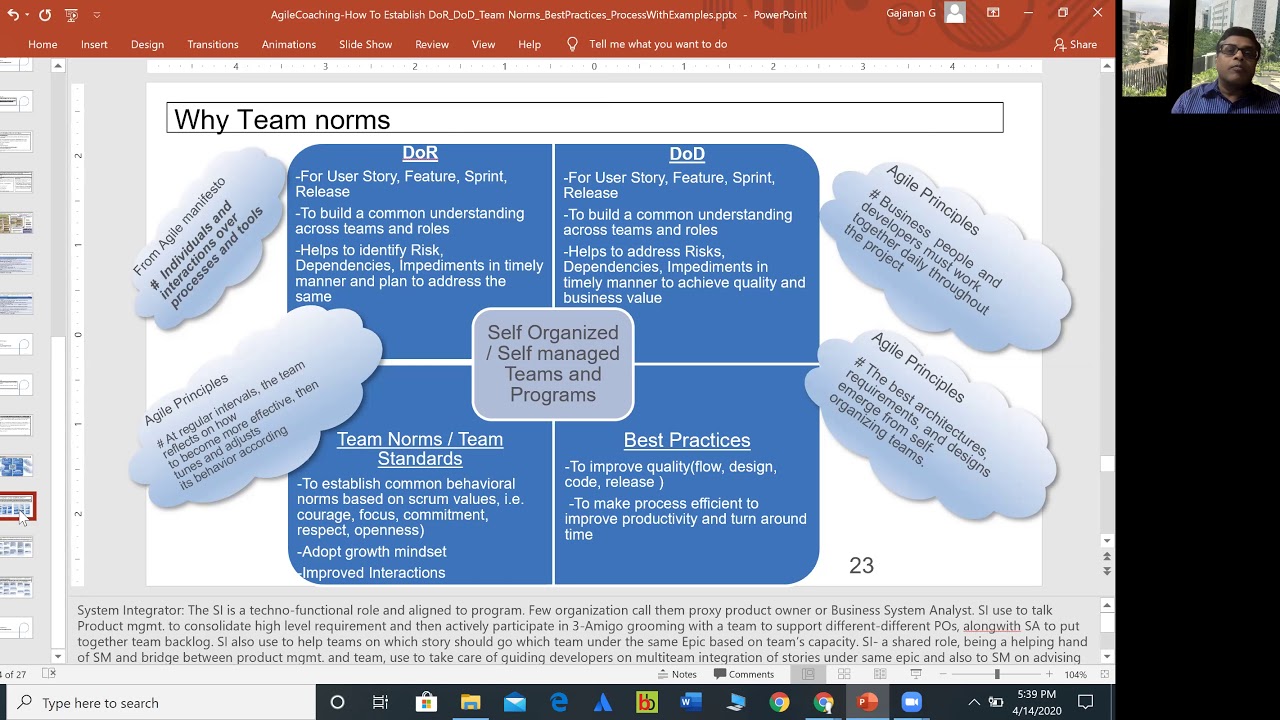 AgileCoaching Establish TeamNorms And Best Practices in Multi-Team ...