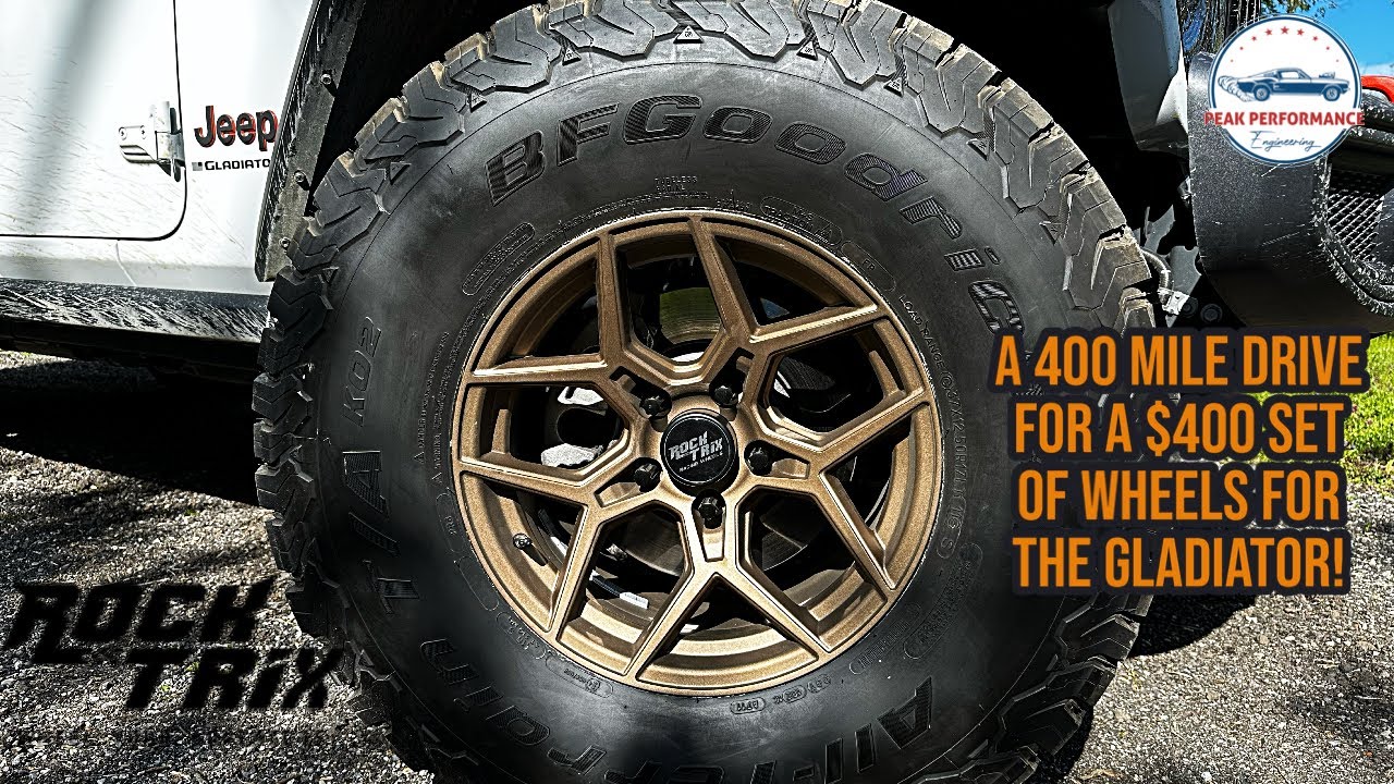 New Wheels for the Gladiator! RockTrix RT105 17x9 +12 - YouTube