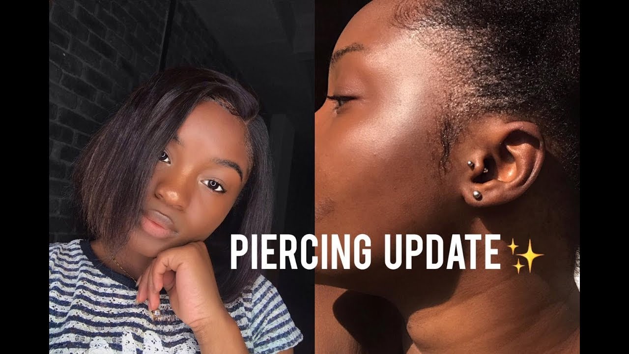 ALL ABOUT MY TRAGUS PIERCING + HEALING EXPERIENCE - YouTube