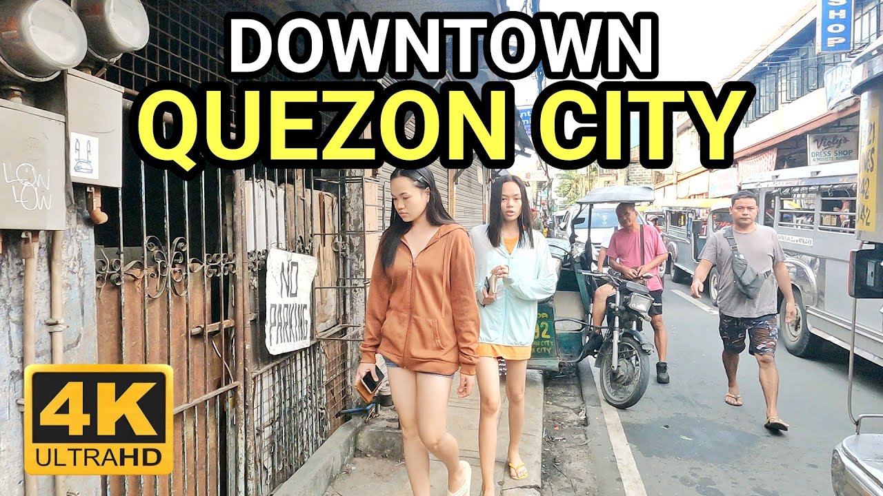 DOWNTOWN QUEZON CITY WALKING BUSY FAMOUS STREET In NOVALICHES PROPER downtown-quezon-city-walking-busy-famous-street-in-novaliches-proper