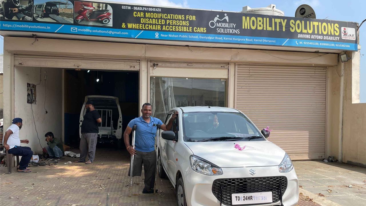 Hand Control Car Modifications for Physically Challenged. Alto K10 ...