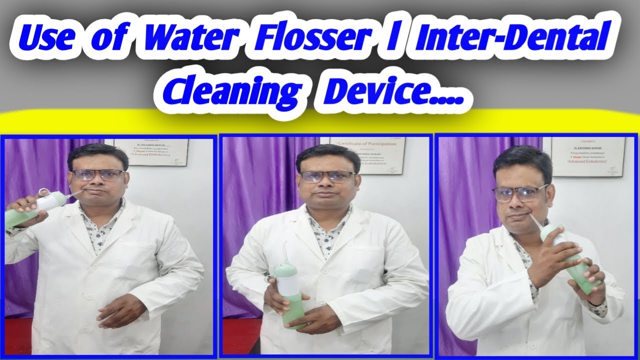 Use of Water Flosser l Plakoff l InterDental Cleaning l Portable Tooth ...