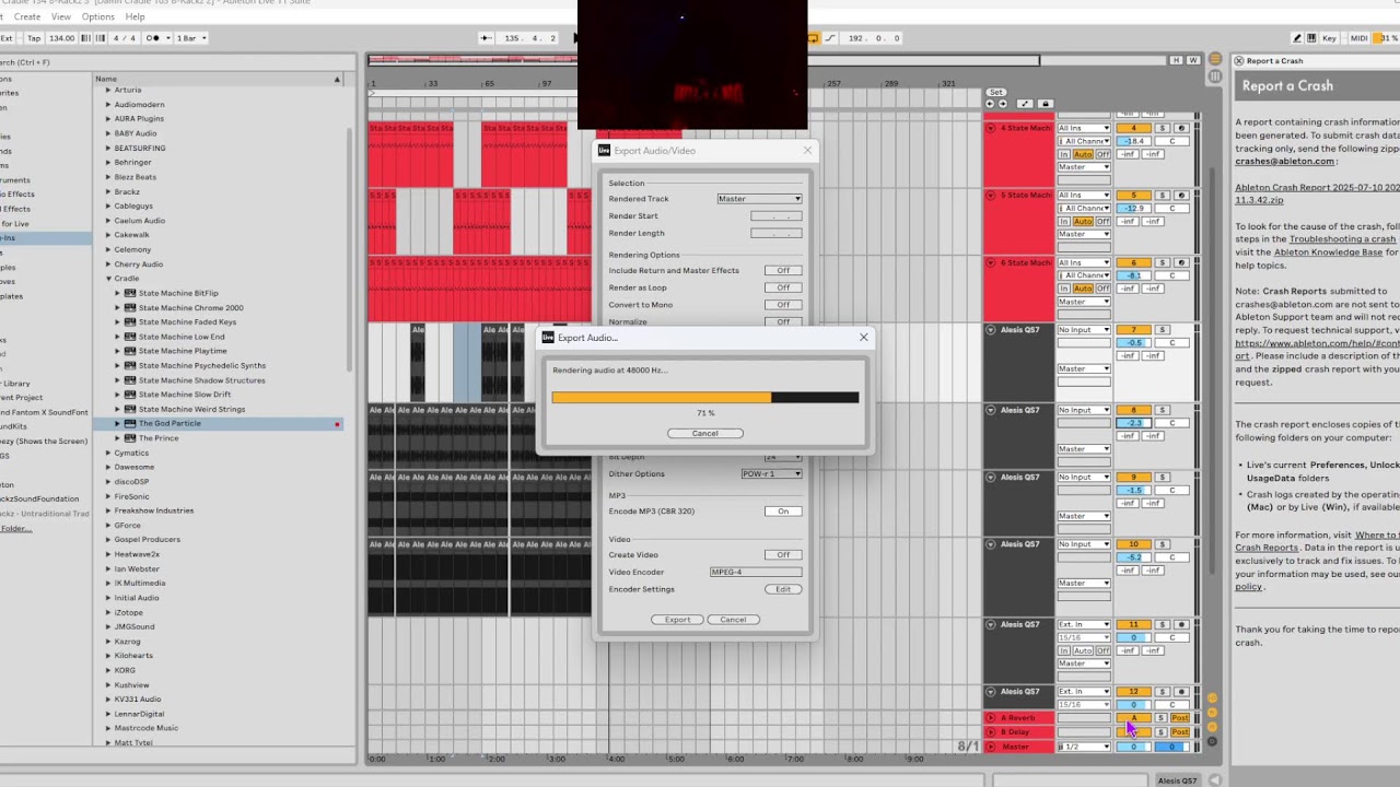 B-Rackz Making Beats With New Cradle Plugins!!! we back!! - YouTube
