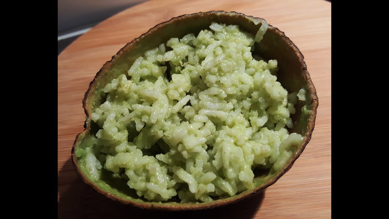 Avocado Rice I How to make avocado rice I 5 minutes recipe - YouTube