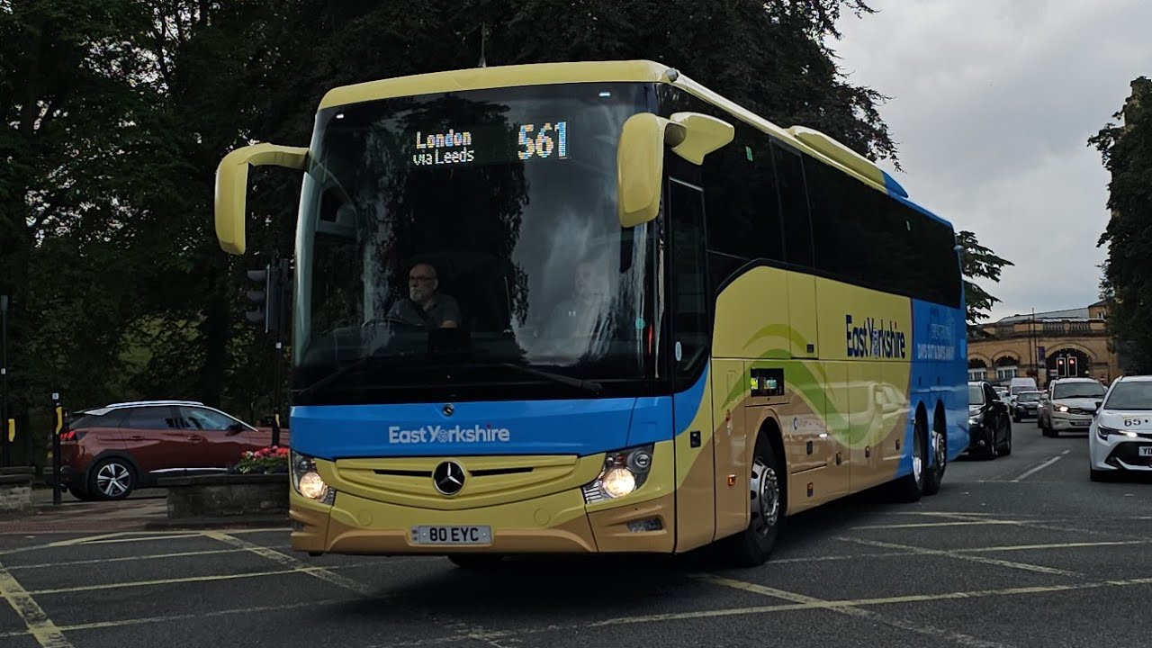 East Yorkshire Coach Number 94 On National Express At York 561 From ...