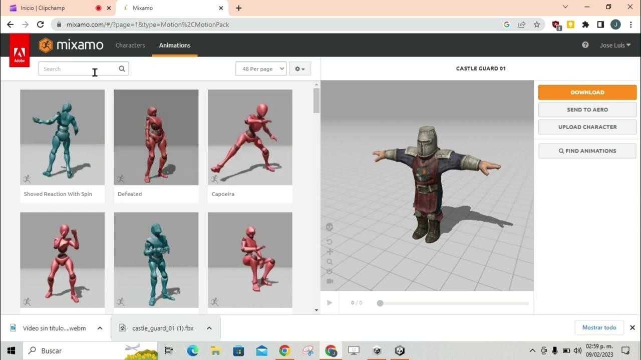 Tutorial Unity 4: Modelo y animaciones de personaje - YouTube