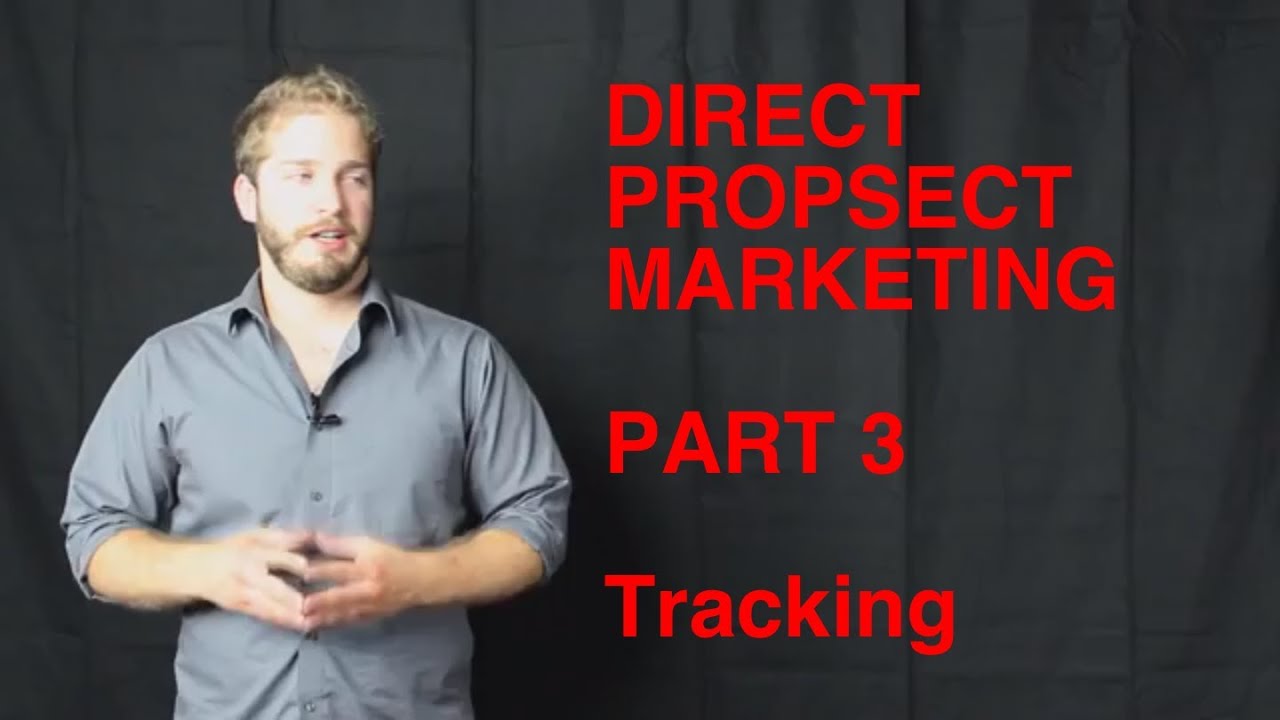 Direct Prospect Marketing - Tracking - Part 3 - YouTube