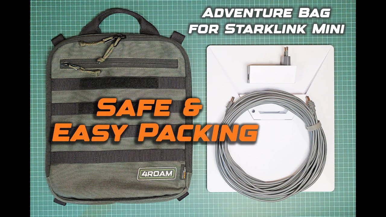 Pack Like a Pro: Adventure Bag for Starlink Mini with AC Power - YouTube