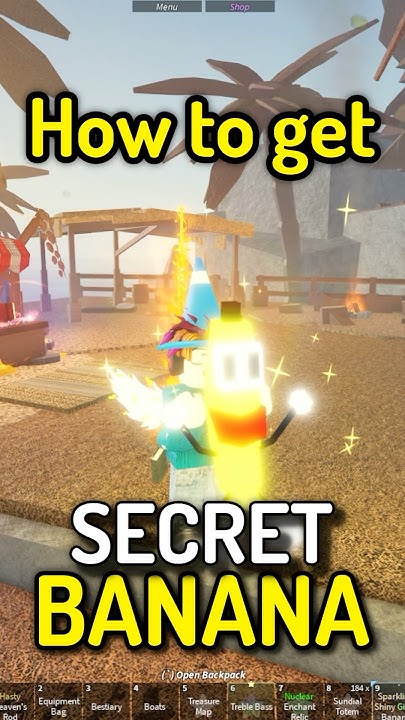 How To Get SECRET Banana Fish in Roblox Fisch - YouTube