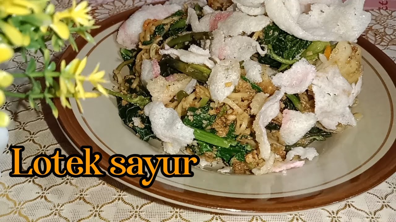 Resep lotek sayur langsung dari pedagang nya - YouTube