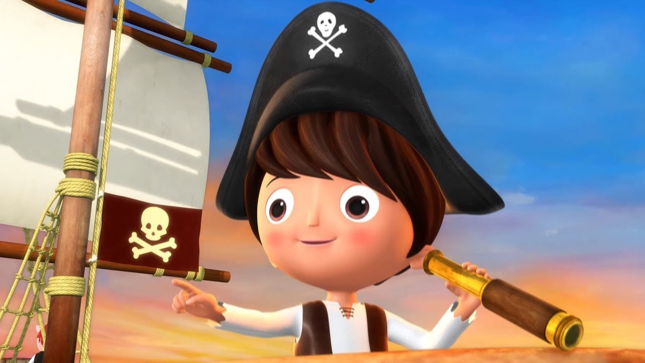 Pirates Song - Little Baby Music Time! | Baby Songs | Nursery Rhymes ...