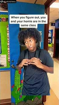 When You figure out you and your homie are in the same class😂 - YouTube