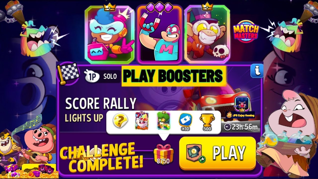Play 3 Boosters/ Lights Up+Boosters Cost 1 less /Solo Challenge Score ...