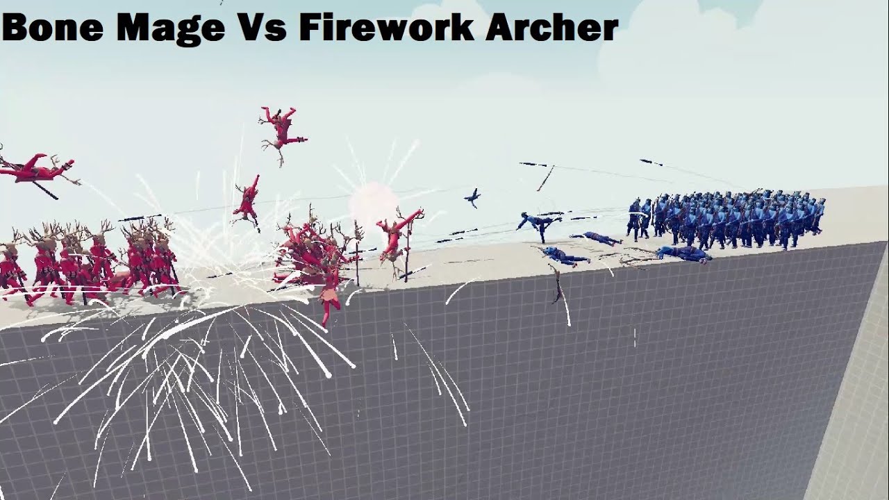 109v86 Bone Mage Vs Firework Archer-totally accurate battle simulator ...