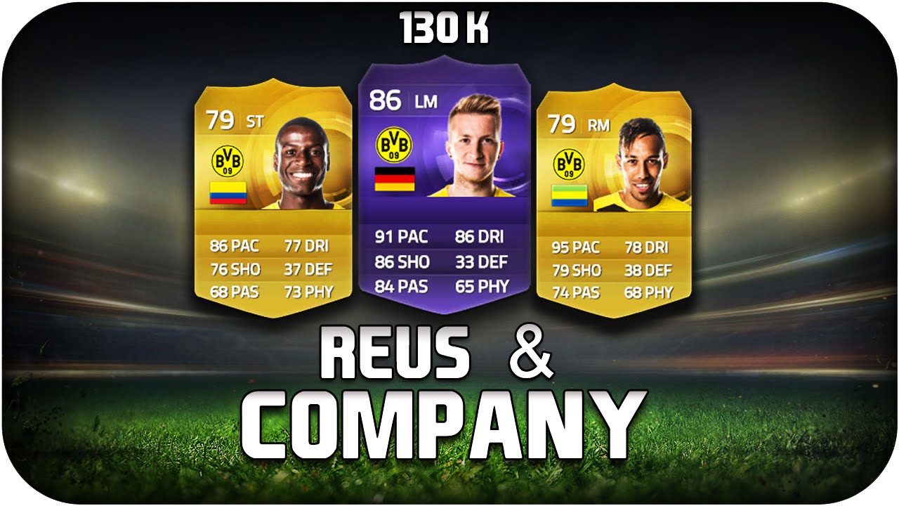 FIFA 15 UT | Squad Builder "Reus & Company" 130K | Xbox One - YouTube