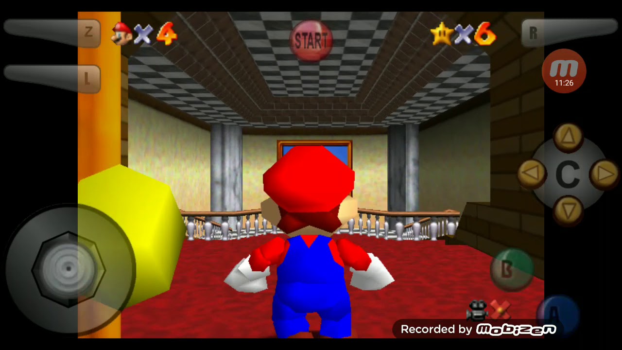 Super Mario 64 16 star Mobile touch controls speedrun 50.51 min - YouTube