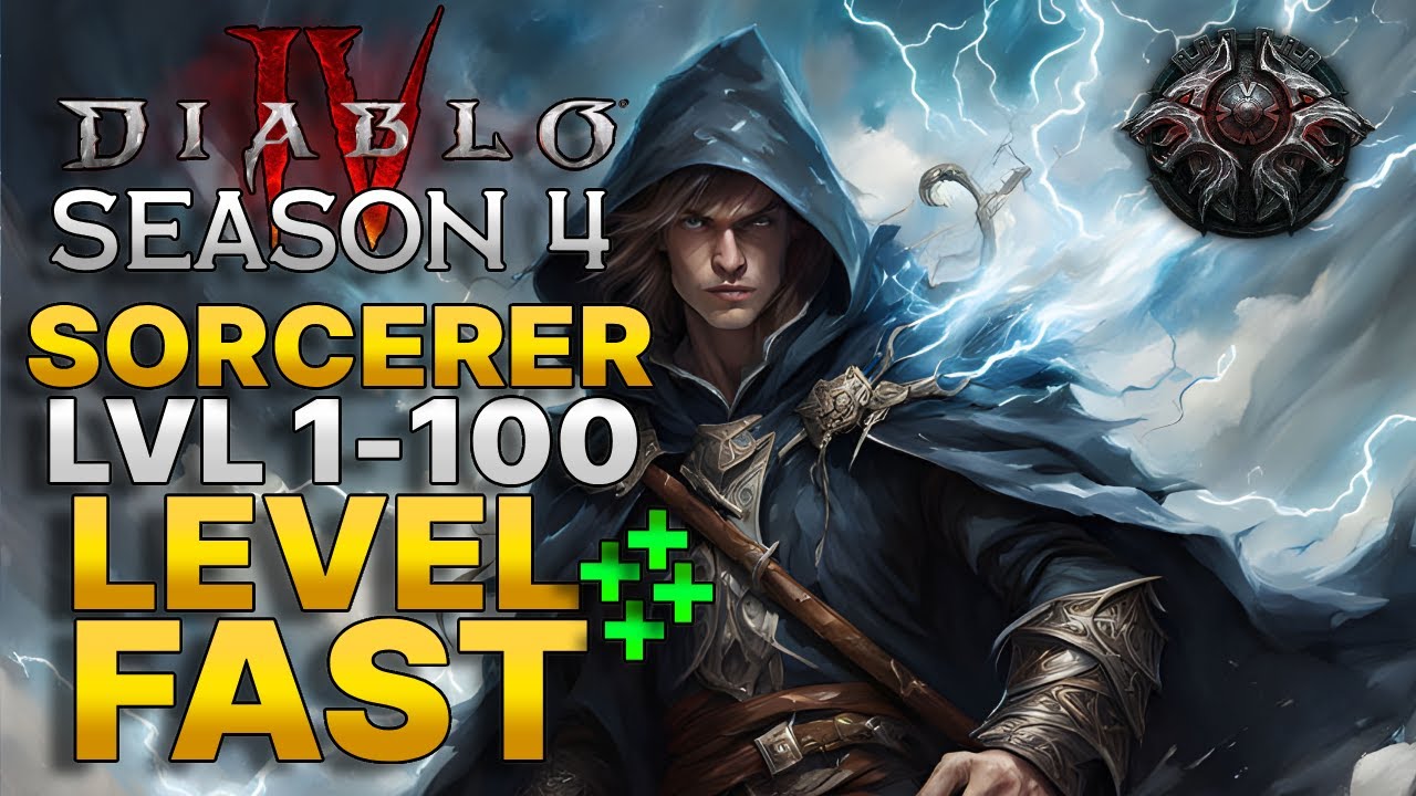 Diablo IV Season 4 - LEVEL UP FAST! ⚡SORCERER LEVELING BUILD - YouTube