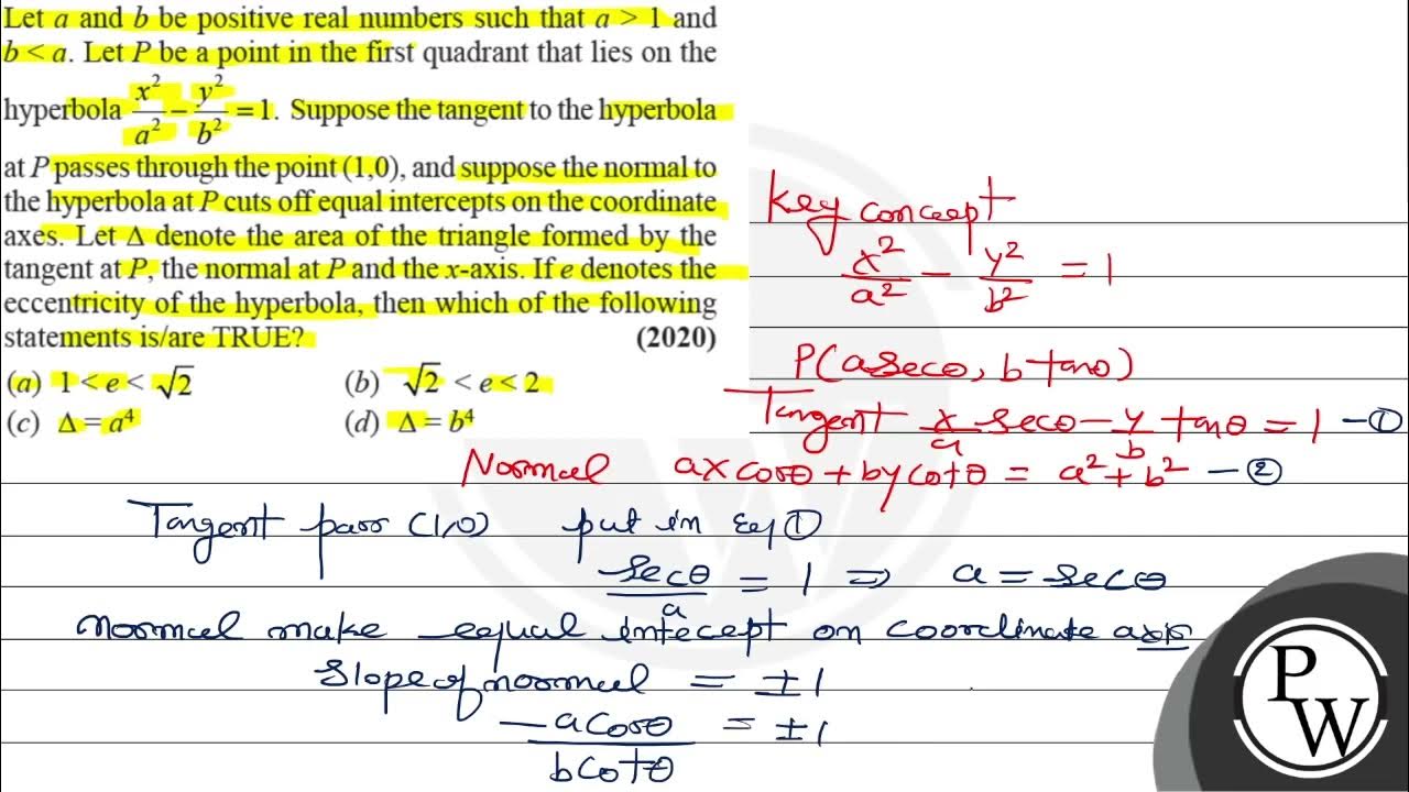 Let \( a \) and \( b \) be positive real numbers such that \( a1 \)... - YouTube