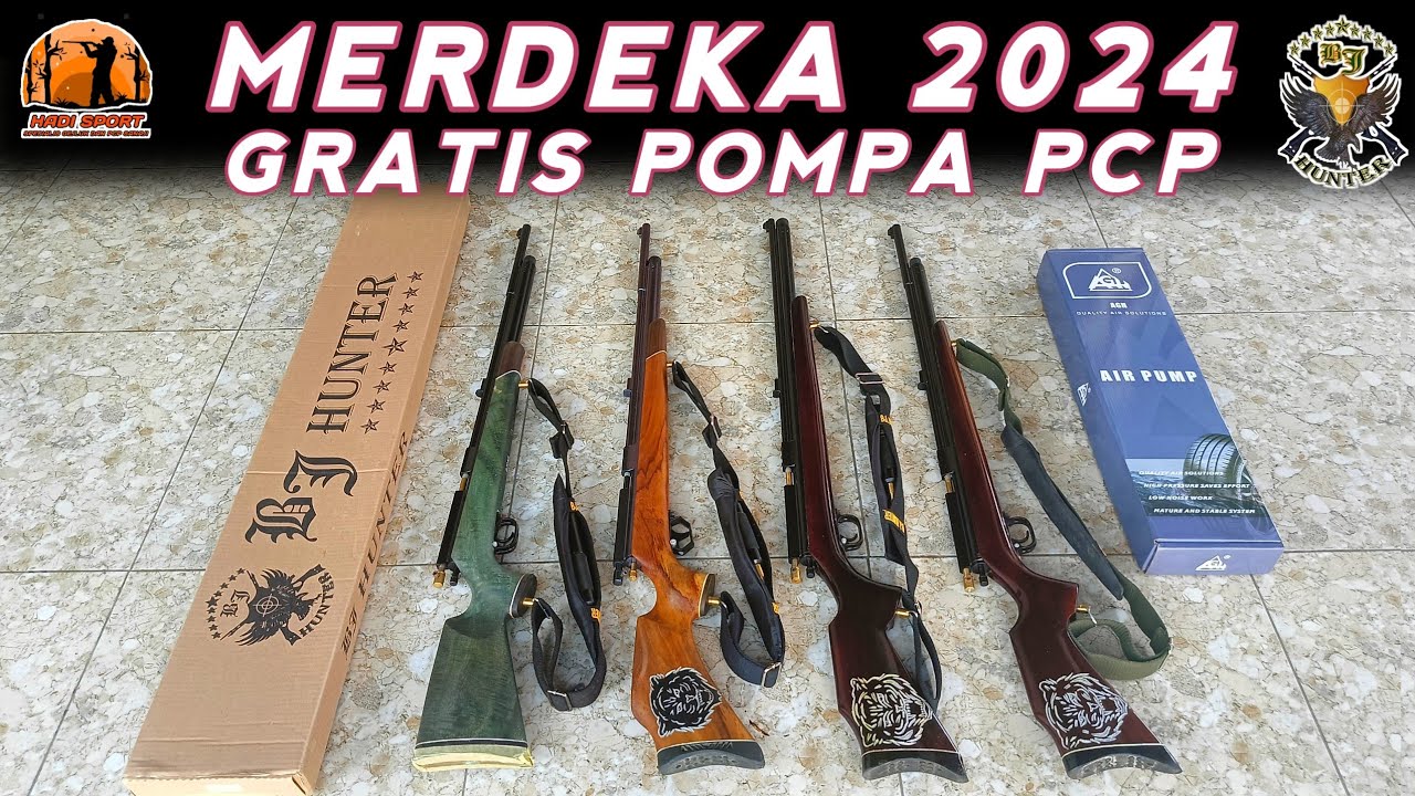 PROMO AWAL MERDEKA 2024 ‼️ BJ HUNTER PCP BIG GAME GRATIS POMPA PCP ...