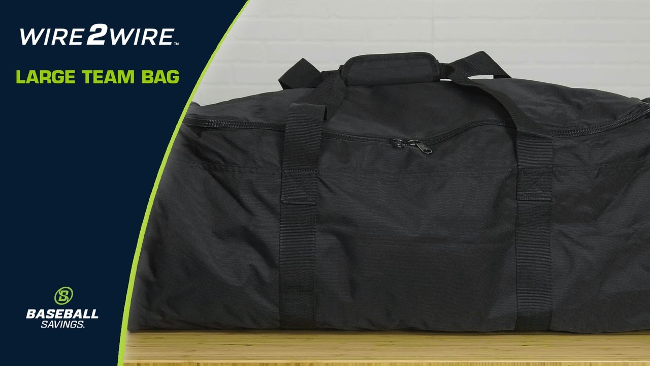 Wire2Wire Large Team Bag - YouTube