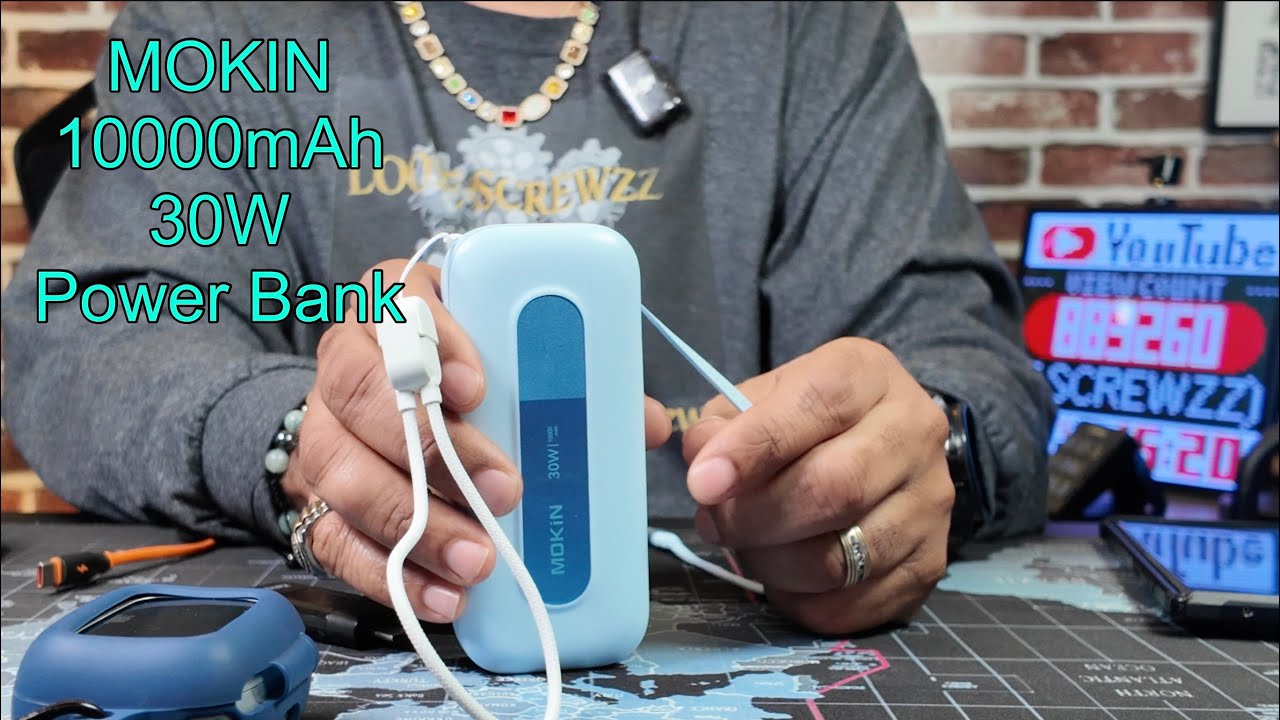 MOKIN 10000mAh 30W Power Bank Unboxing!!! - YouTube