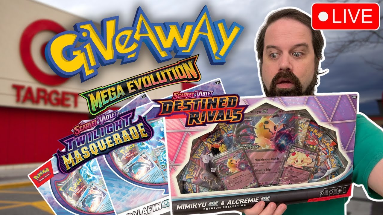 LIVE Target Box Pokémon Pack Battles + Giveaway - YouTube