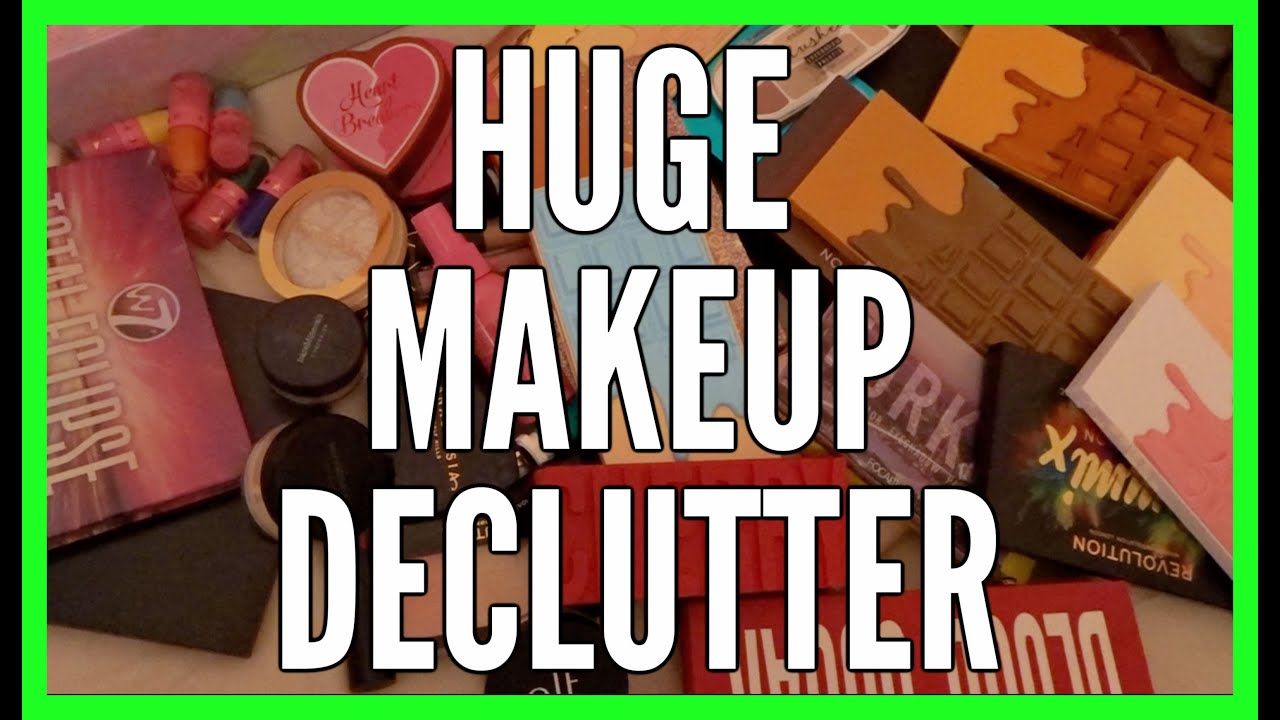 Huge Makeup Declutter 🚫 Makeupwithalixkate Youtube