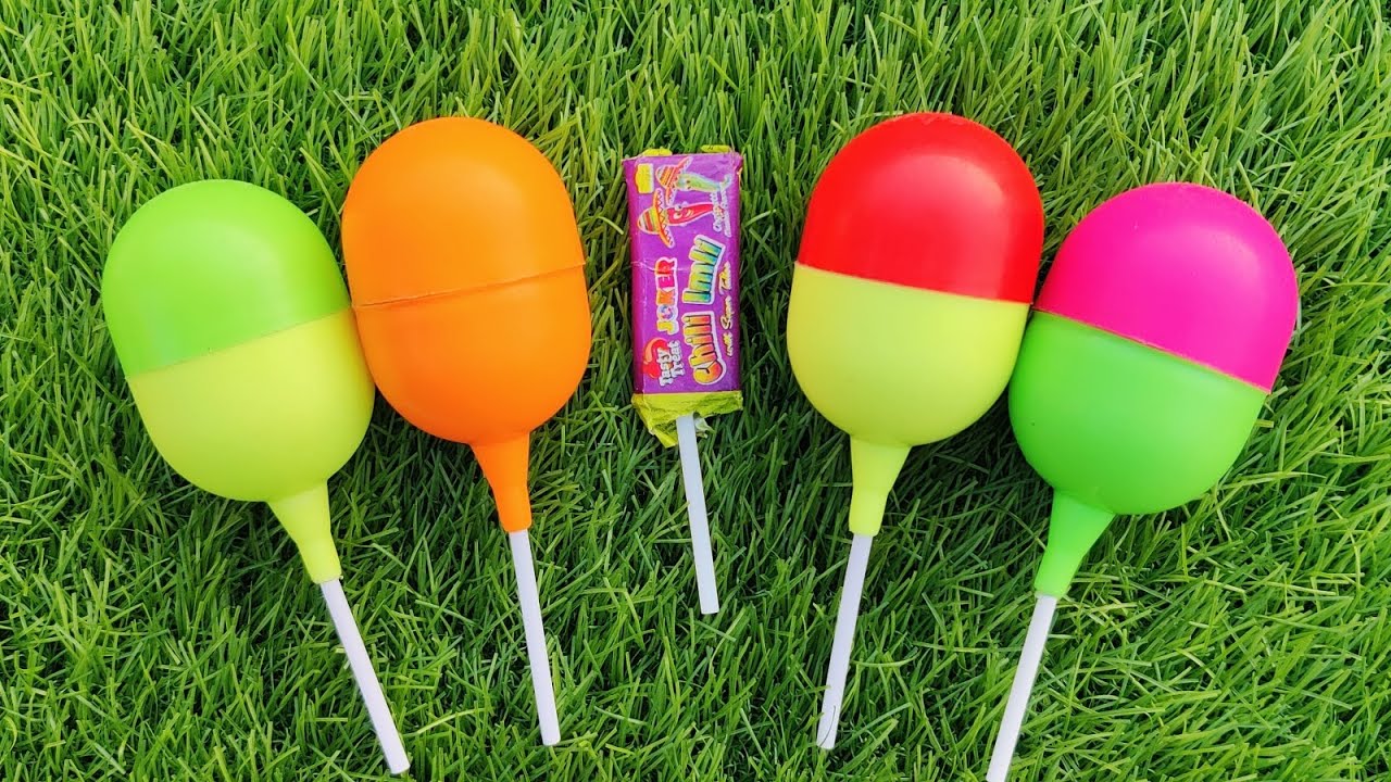 🍭Learn Colors with lollipops and Sweets | Lollipops Unpacking | ASMR ...