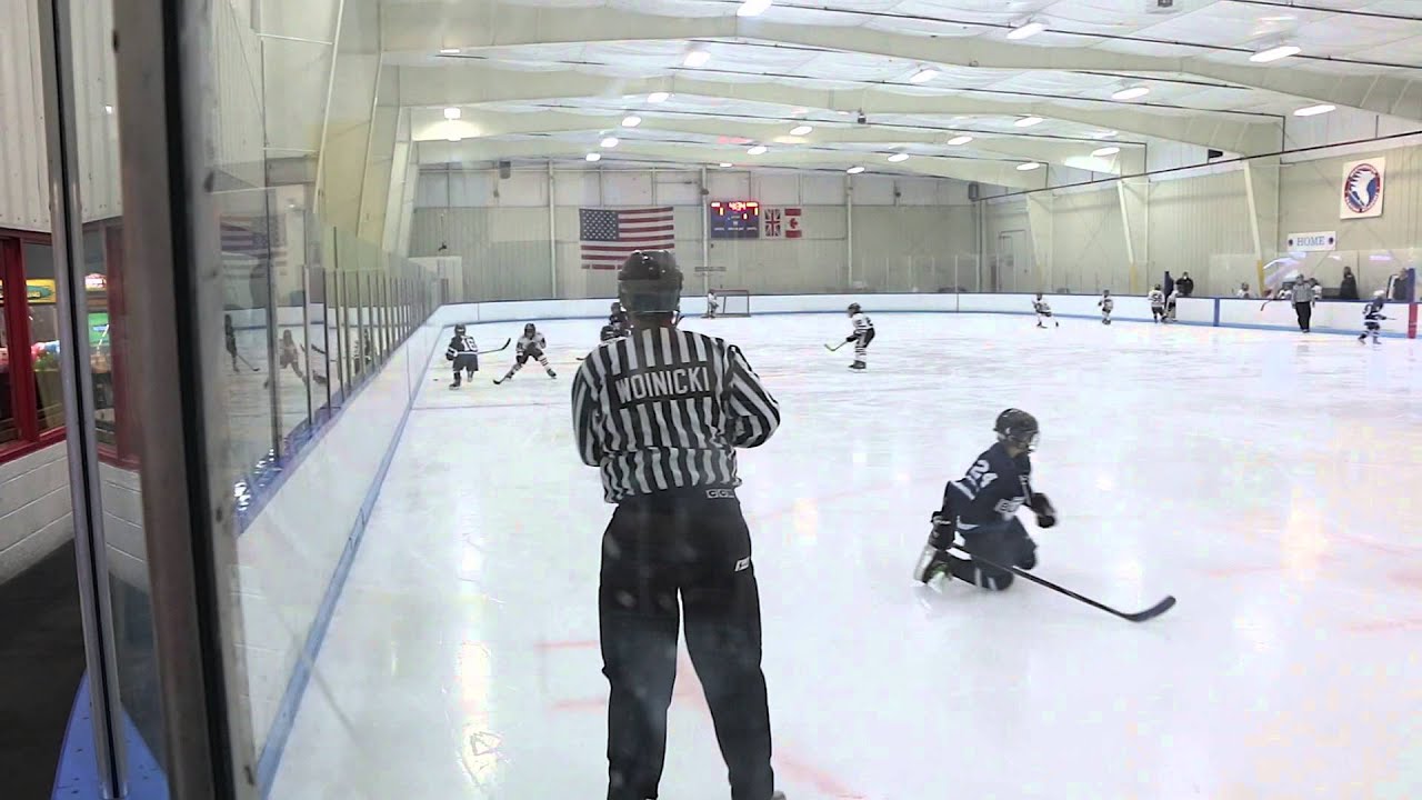 Blackhawks vs Montclair Blues 1st period - YouTube