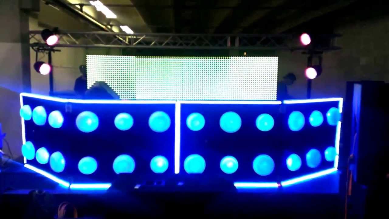 LED dj Booth - YouTube