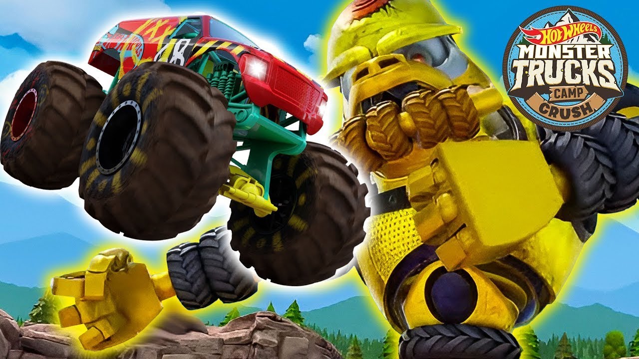 Crushzilla's Epic Obstacle for the Hot Wheels Monster Trucks - Videos ...