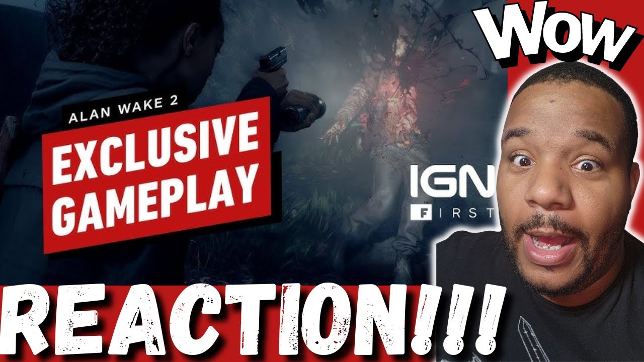 "THIS LOOKS SPOOKY!" | ALAN WAKE 2: 11 MINUTE GAMEPLAY | REACTION ...