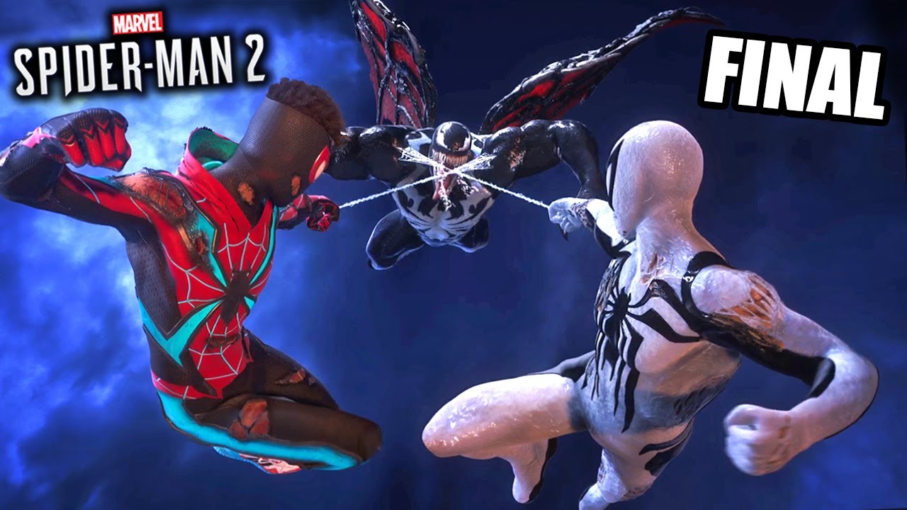 PETER y MILES vs VENOM ¡BATALLA FINAL! 🕷 Spider-Man 2 | Prnze - YouTube