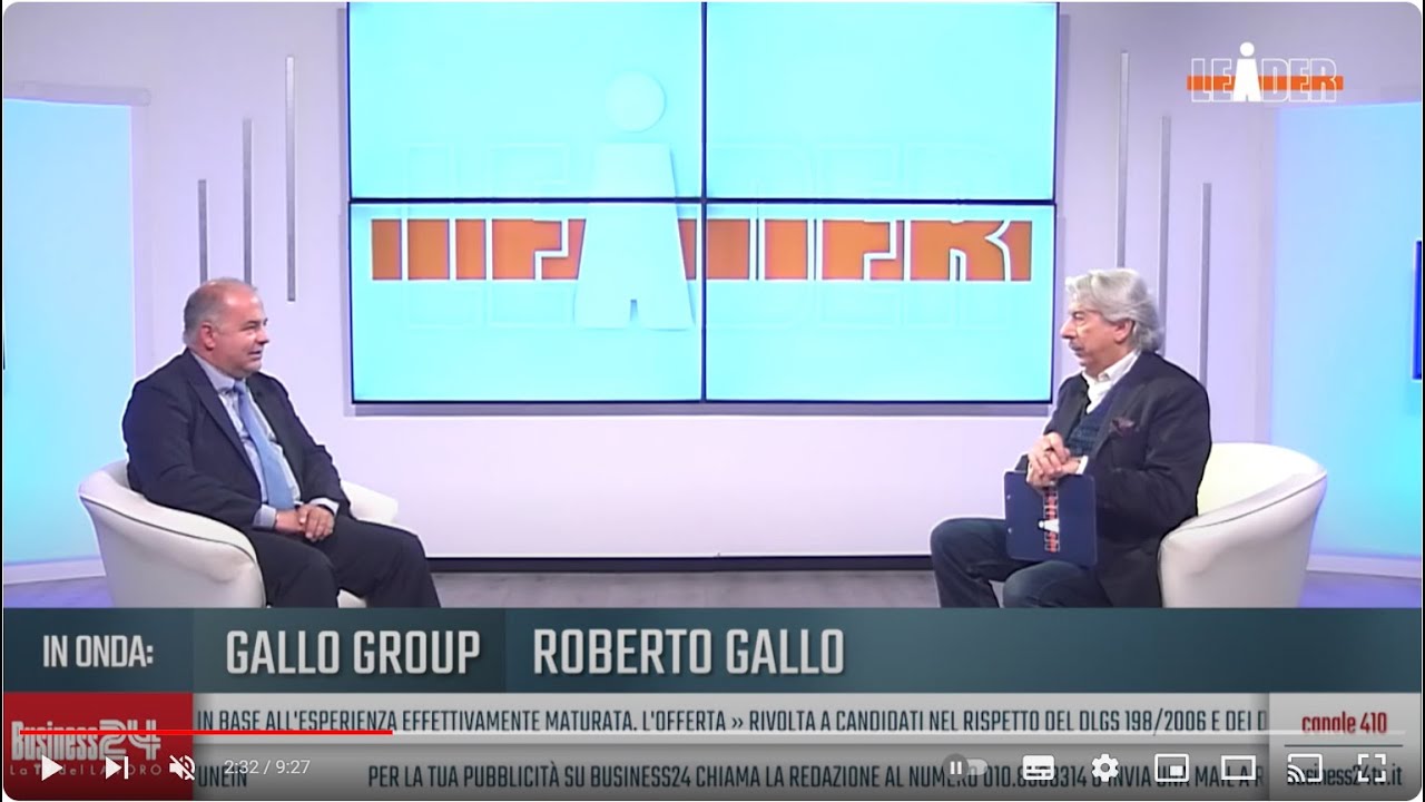 LEADER - Intervista con Roberto Gallo - YouTube