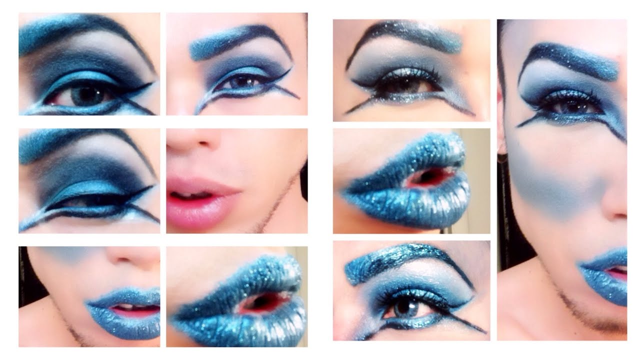 DEEP SEA INSPIRED MAKEUP - YouTube